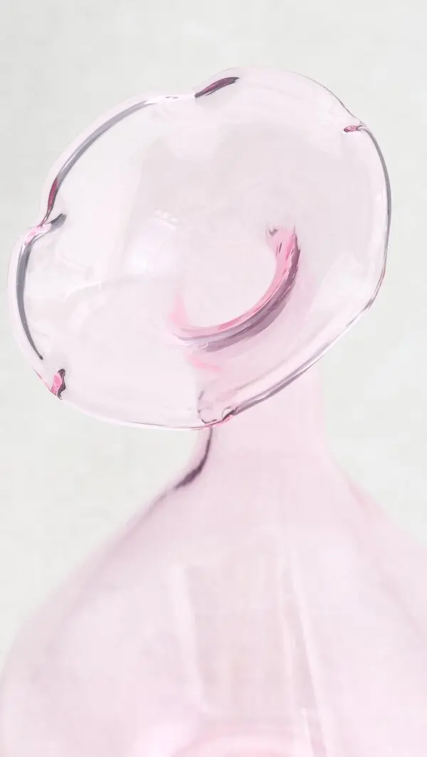 TIZO DESIGN Angled Neck Large Glass Vase
