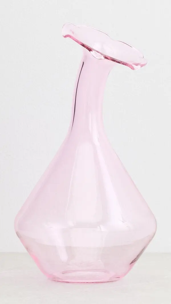 TIZO DESIGN Angled Neck Large Glass Vase