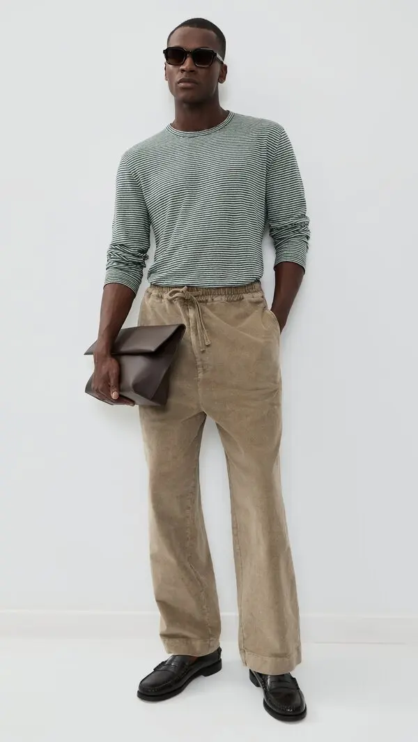 Officine Générale Fernand Washed Corduroy Pants