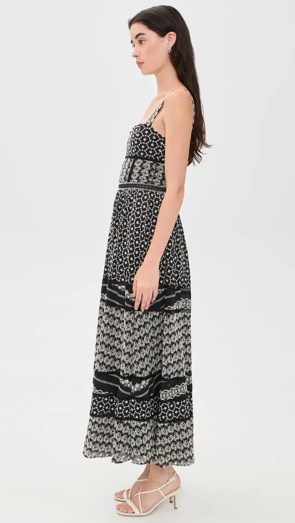 Alice + Olivia Anya Soft Sweetheart Maxi Dress