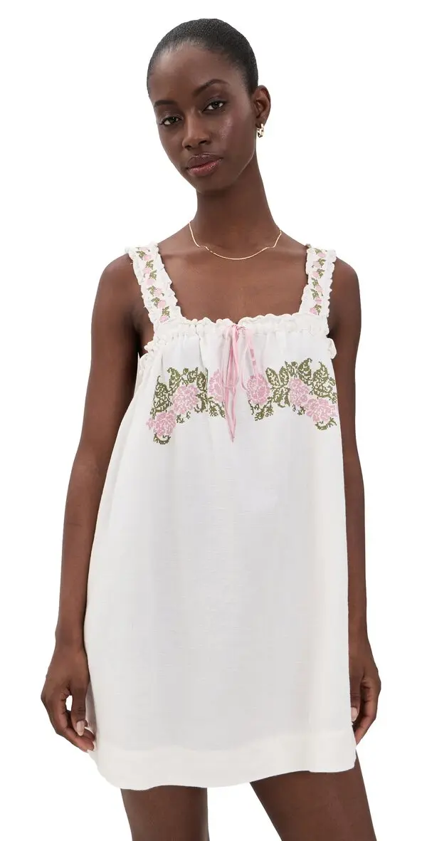 MUSE ASSEMBLY Mary Mini Dress - White