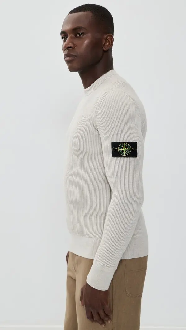 Stone Island Rib Crew Neck Sweater