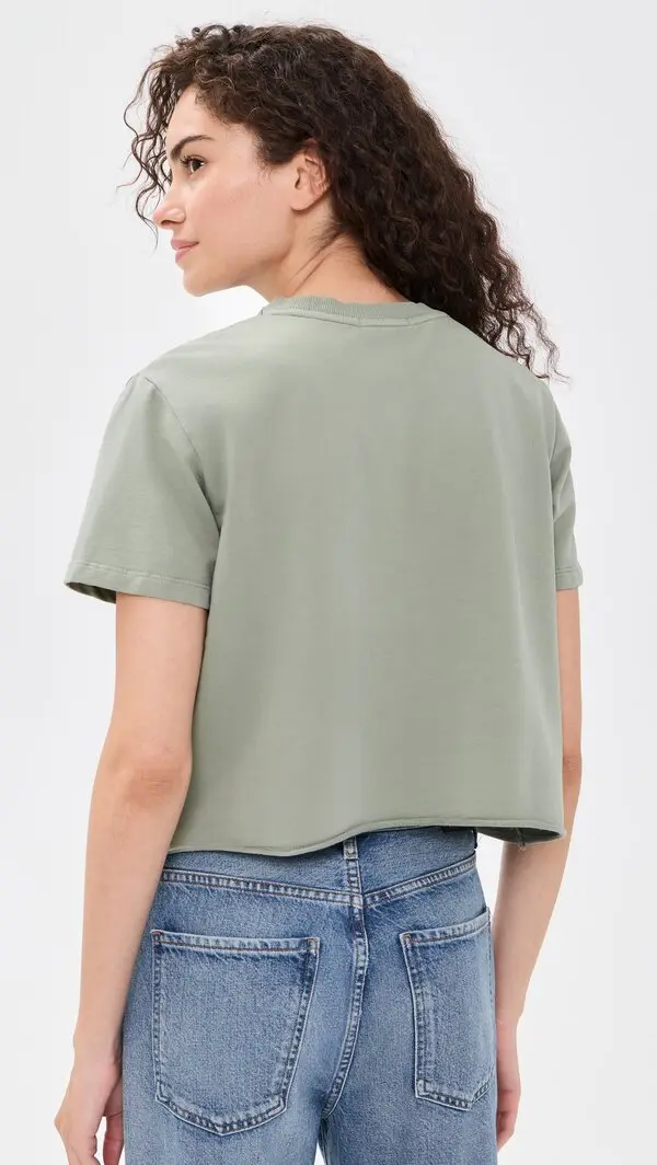 Splendid Palmer Terry Short Sleeve Tee - Eucalyptus