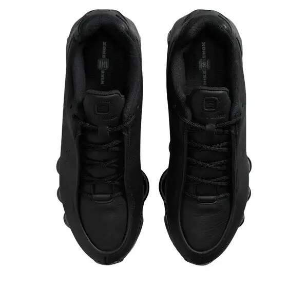 Nike Shox Tl "black Leather - Black/black/black