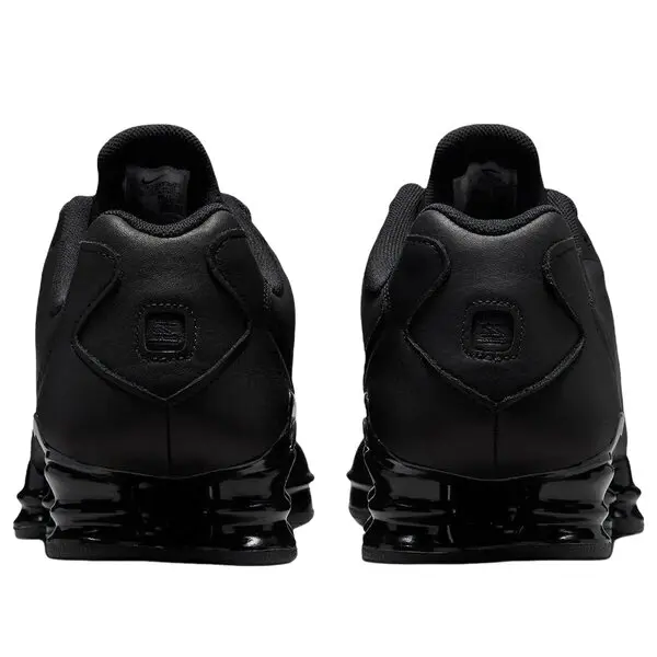 Nike Shox Tl "black Leather - Black/black/black