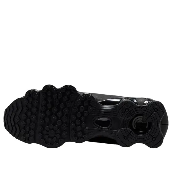 Nike Shox Tl "black Leather - Black/black/black