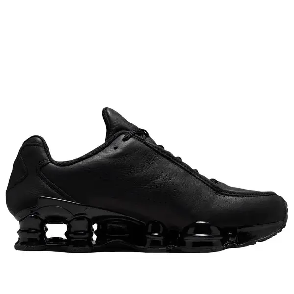 Nike Shox Tl "black Leather - Black/black/black