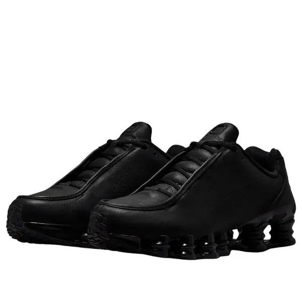 Nike Shox Tl "black Leather - Black/black/black