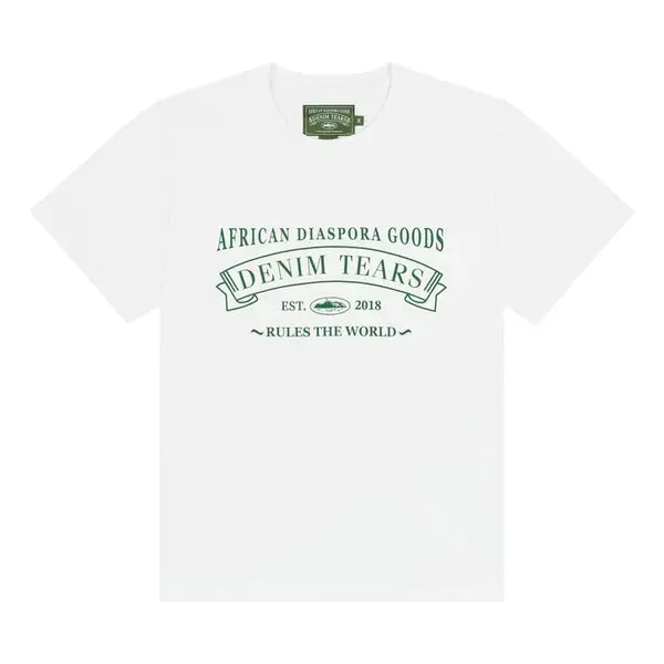 DENIM TEARS X Corteiz Adg T-shirt - White