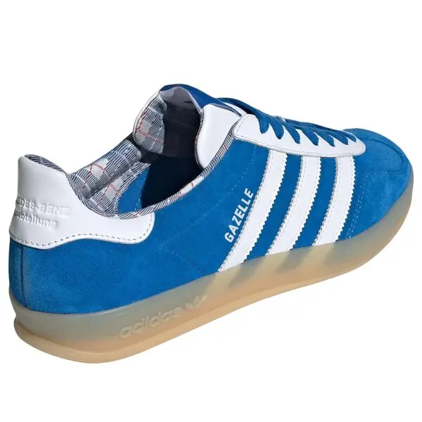 Adidas Mercedes X Gazelle Indoor Amg Petronas F1 Team "blue Bird White Gum - Blue Bird/cloud White/gum