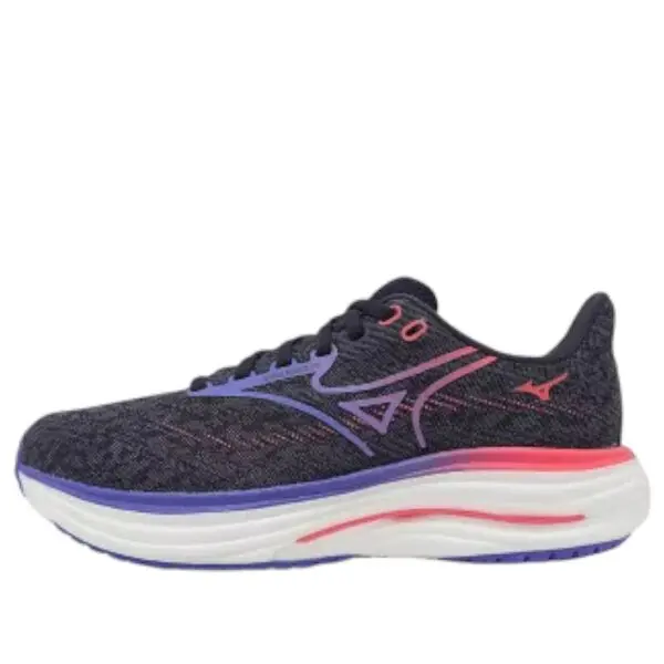 Mizuno Wave Rider 29 Super Wide Athletic Shoes - Navy/purple