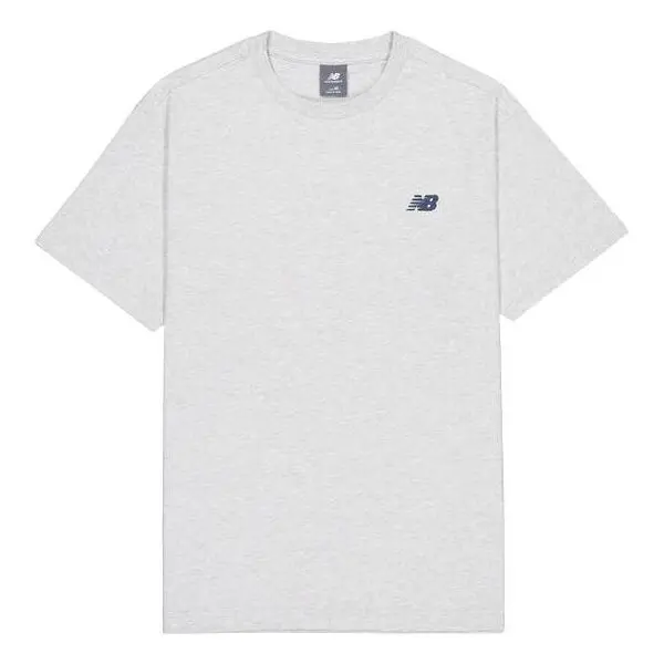 NEW BALANCE Back Print Boston Cotton T-shirt Asia Sizing - Light Grey