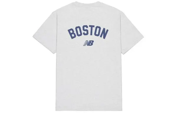 NEW BALANCE Back Print Boston Cotton T-shirt Asia Sizing