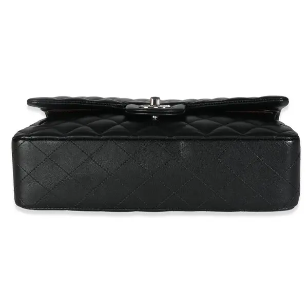 Chanel Quilted Lambskin Classic Double Flap Bag - Black
