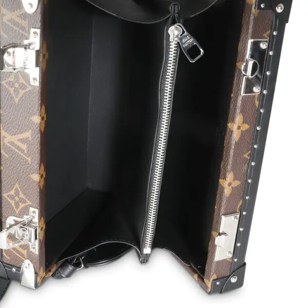 LOUIS VUITTON Monogram Macassar Canvas Clutch Box