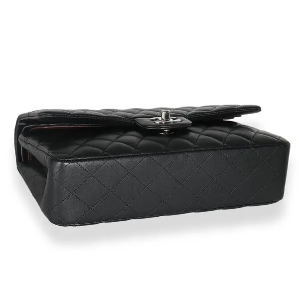 Chanel Quilted Lambskin Classic Double Flap Bag - Black