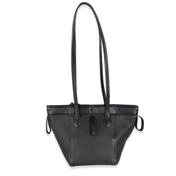 Fendi Black Vitello Origami Tote - Brown