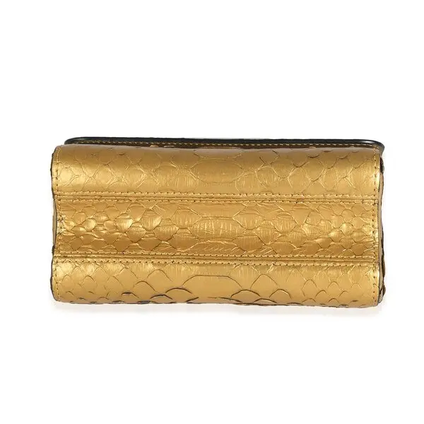 LOUIS VUITTON Metallic Python Twist Pm