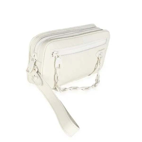 LOUIS VUITTON Taurillon Leather Pochette Volga Clutch