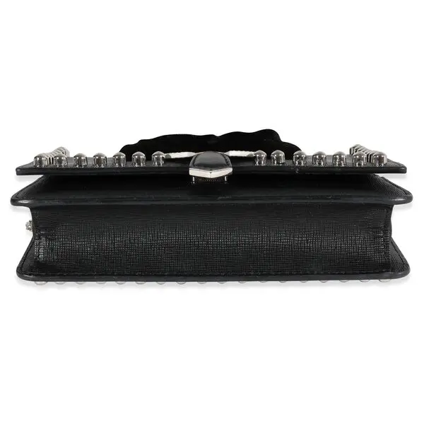 Fendi Vitello Elite & Mink Studded Karlito Chain Wallet