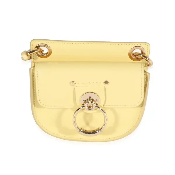 Chloé Tess Leather Shoulder Bag - Yellow