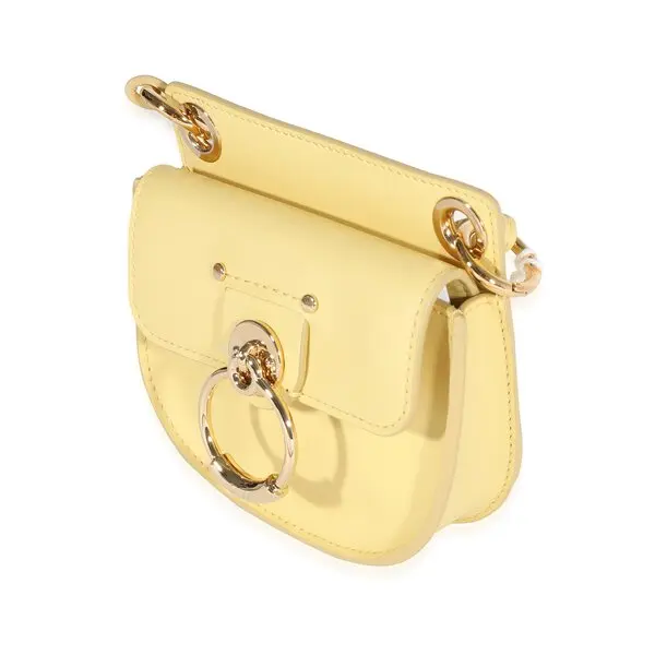 Chloé Tess Leather Shoulder Bag - Yellow