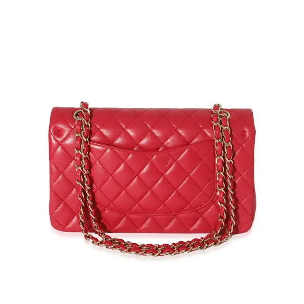 Chanel Quilted Lambskin Classic Double Flap Bag - Pink