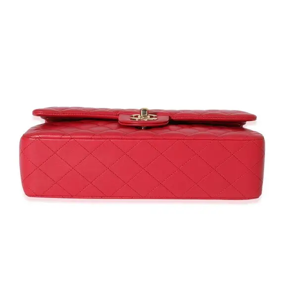 Chanel Quilted Lambskin Classic Double Flap Bag - Pink