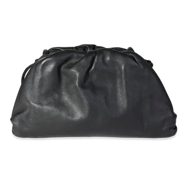 Bottega Veneta Calfskin Pouch Bag - Black