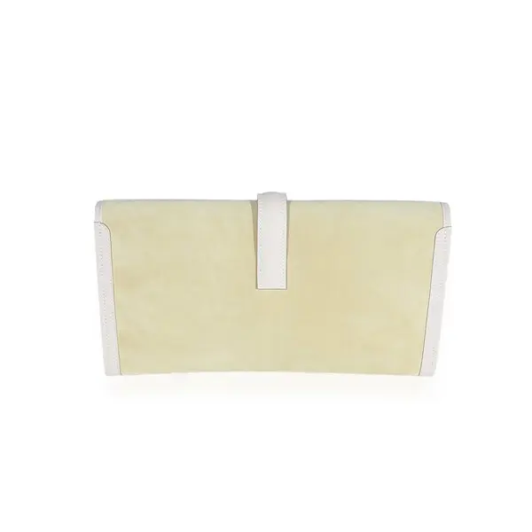 Hermès Jige Elan Clutch - Green