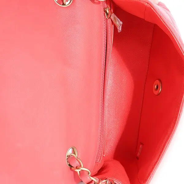 Chanel Quilted Lambskin Rectangular Classic Flap Bag - Pink