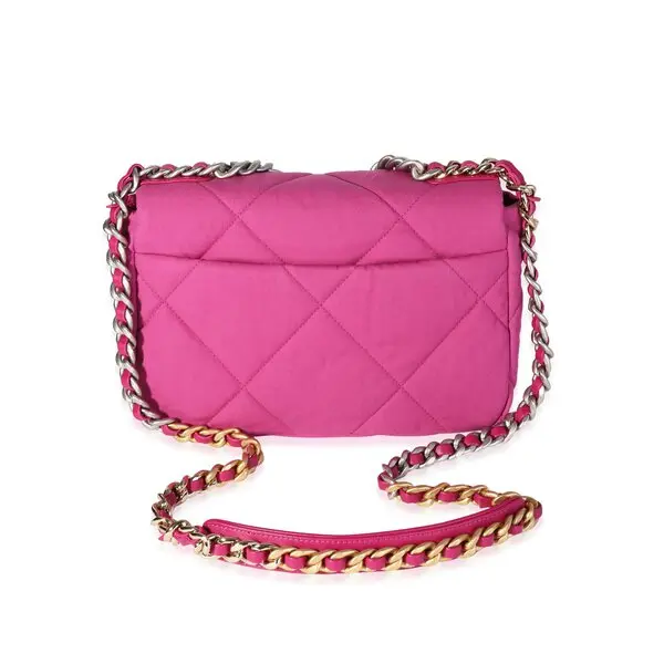 Chanel Quilted Cotton Flap Bag