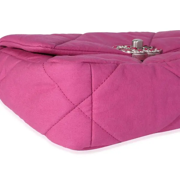 Chanel Quilted Cotton Flap Bag