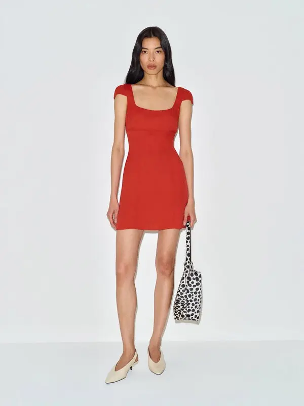 REFORMATION Nashira Dress - Red