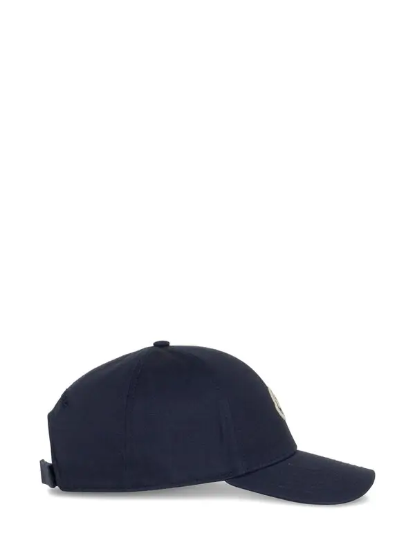 Moncler Logo Cotton Baseball Cap