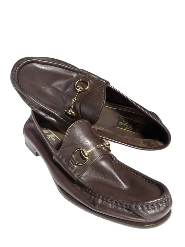 Gucci Lugano Leather Loafers