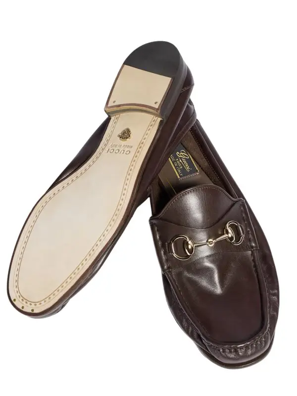Gucci Lugano Leather Loafers