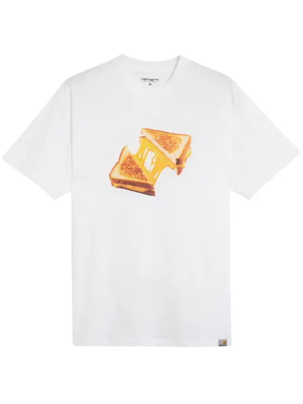Carhartt Work In Progress Printed Cotton T-shirt - White