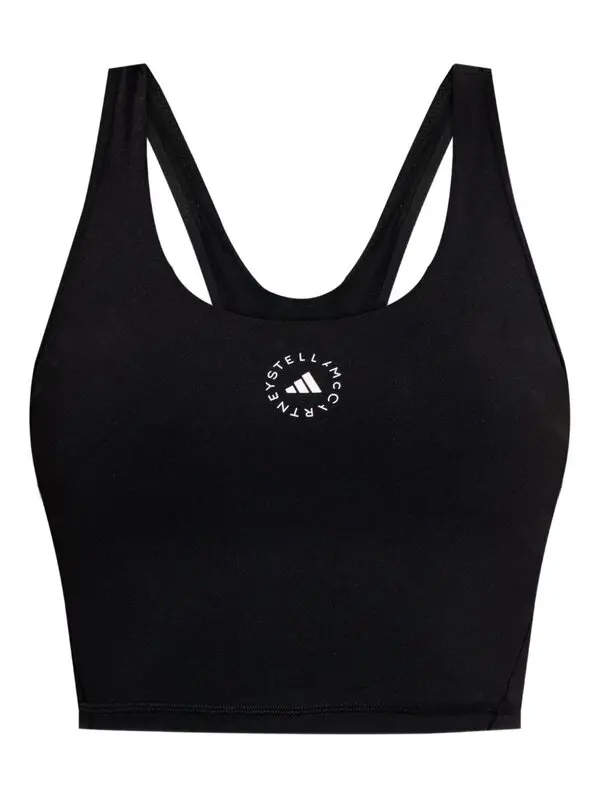 Adidas By Stella McCartney Logo Tank Top - Black