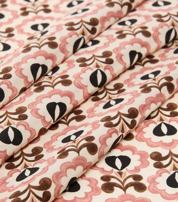 Max Mara Silk Geometric Print Scarf