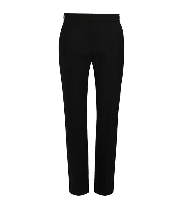Max Mara Wool-blend Cropped Trousers