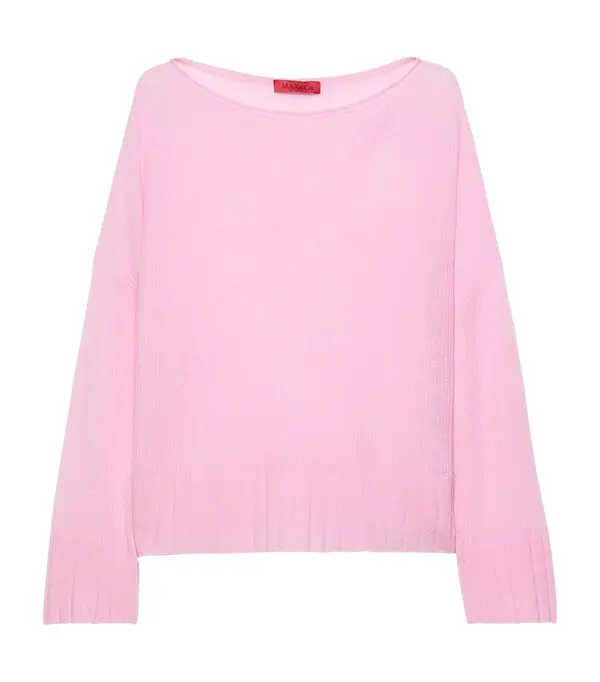 Max & Co. Wool-blend Boat-neck Sweater