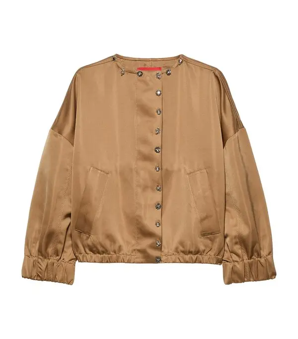 Max & Co. Satin Bomber Jacket