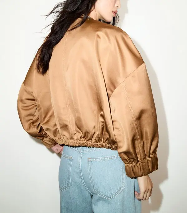 Max & Co. Satin Bomber Jacket