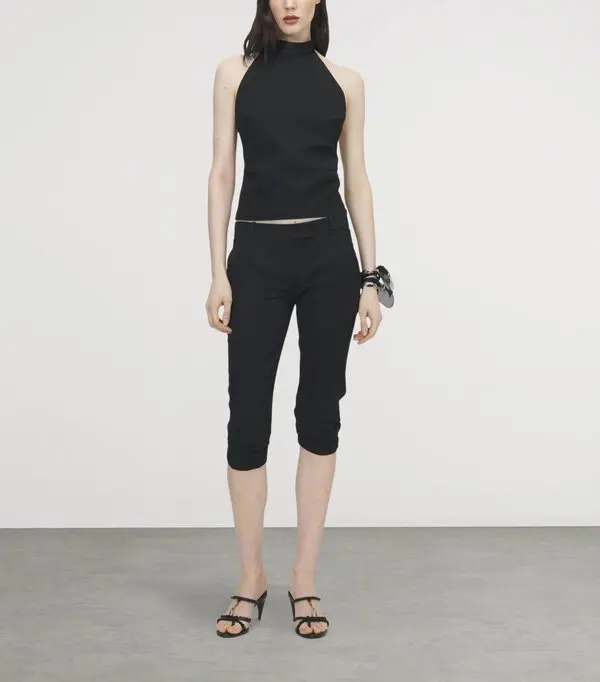Alexander McQueen Wool Halterneck Top