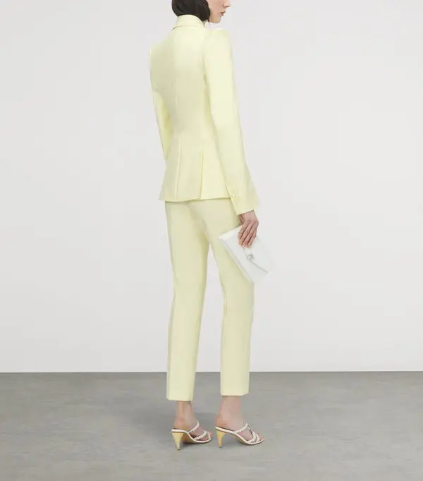 Alexander McQueen Wool Straight Trousers