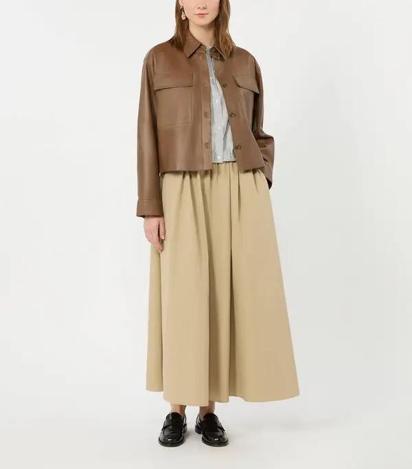 Max Mara Cotton A-line Skirt