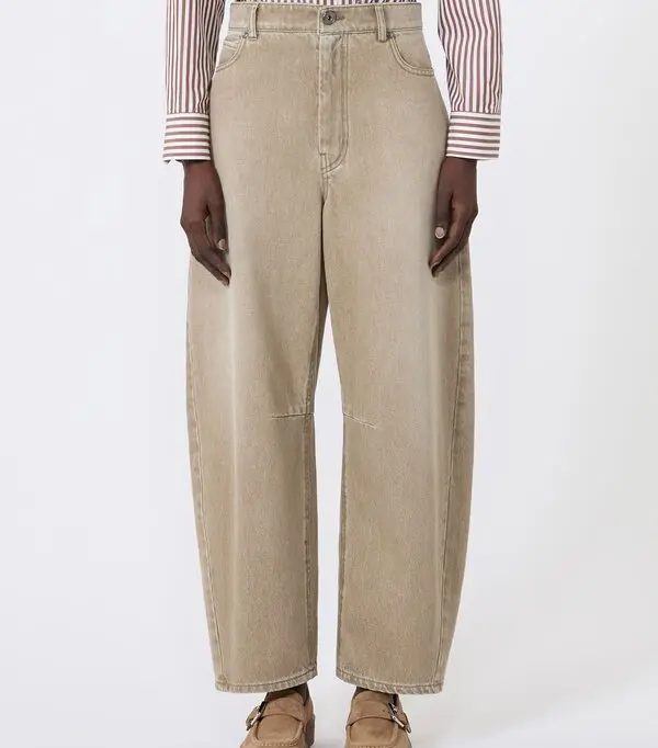 Max Mara Coloured Barrel Jeans