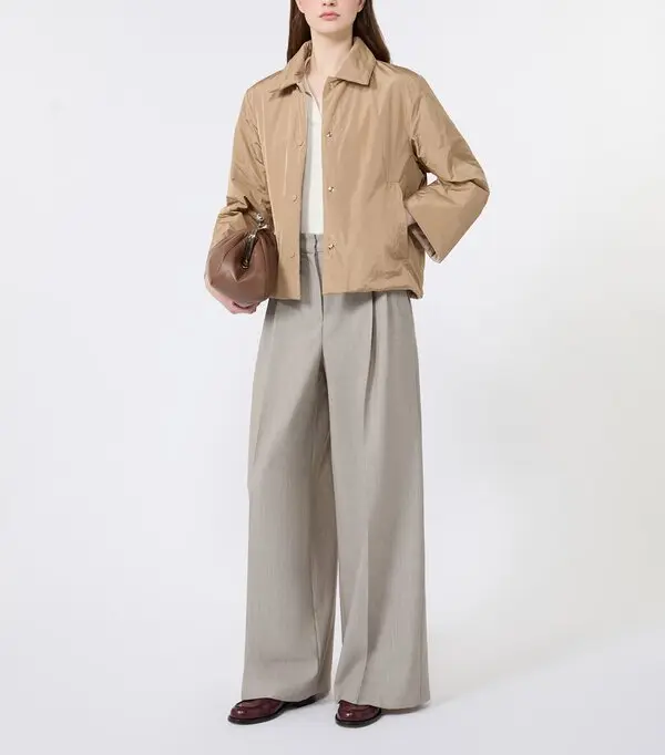 Max Mara Silk-cotton Polo Shirt