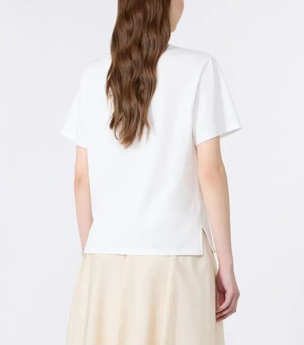 Max Mara Cotton Embroidered T-shirt
